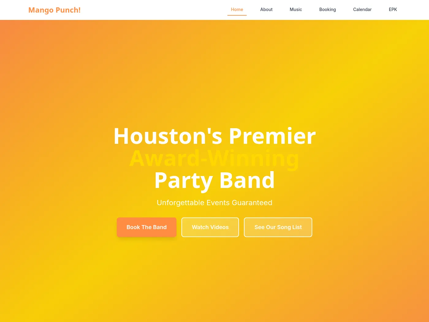 Mango Punch! Official Band Website