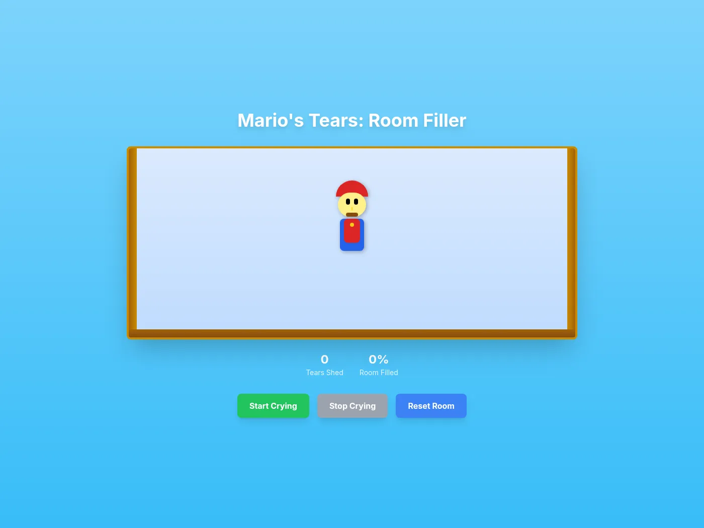Mario's Tears: Room Filler Animation