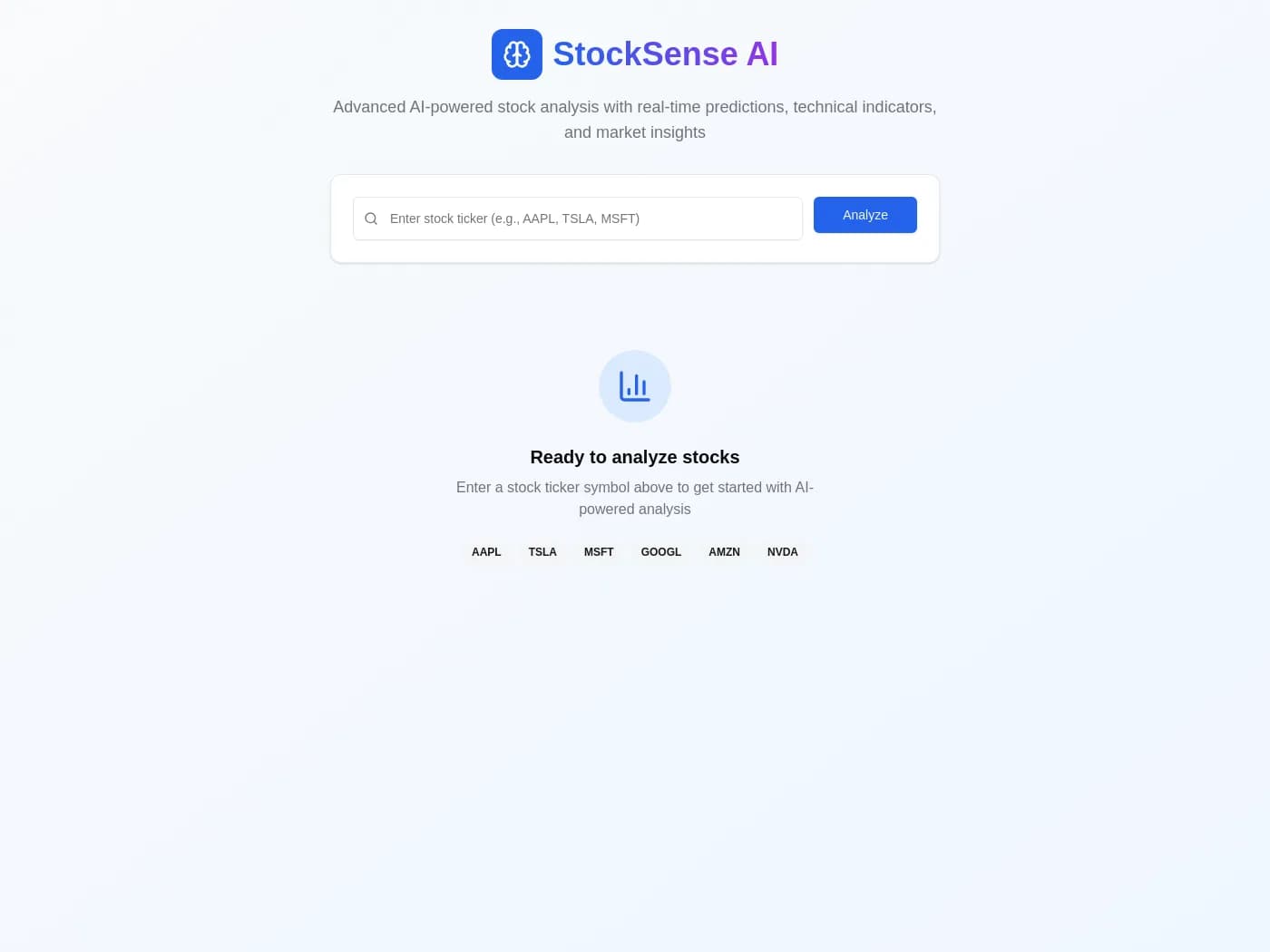 MarketLens Options Predictor Dashboard