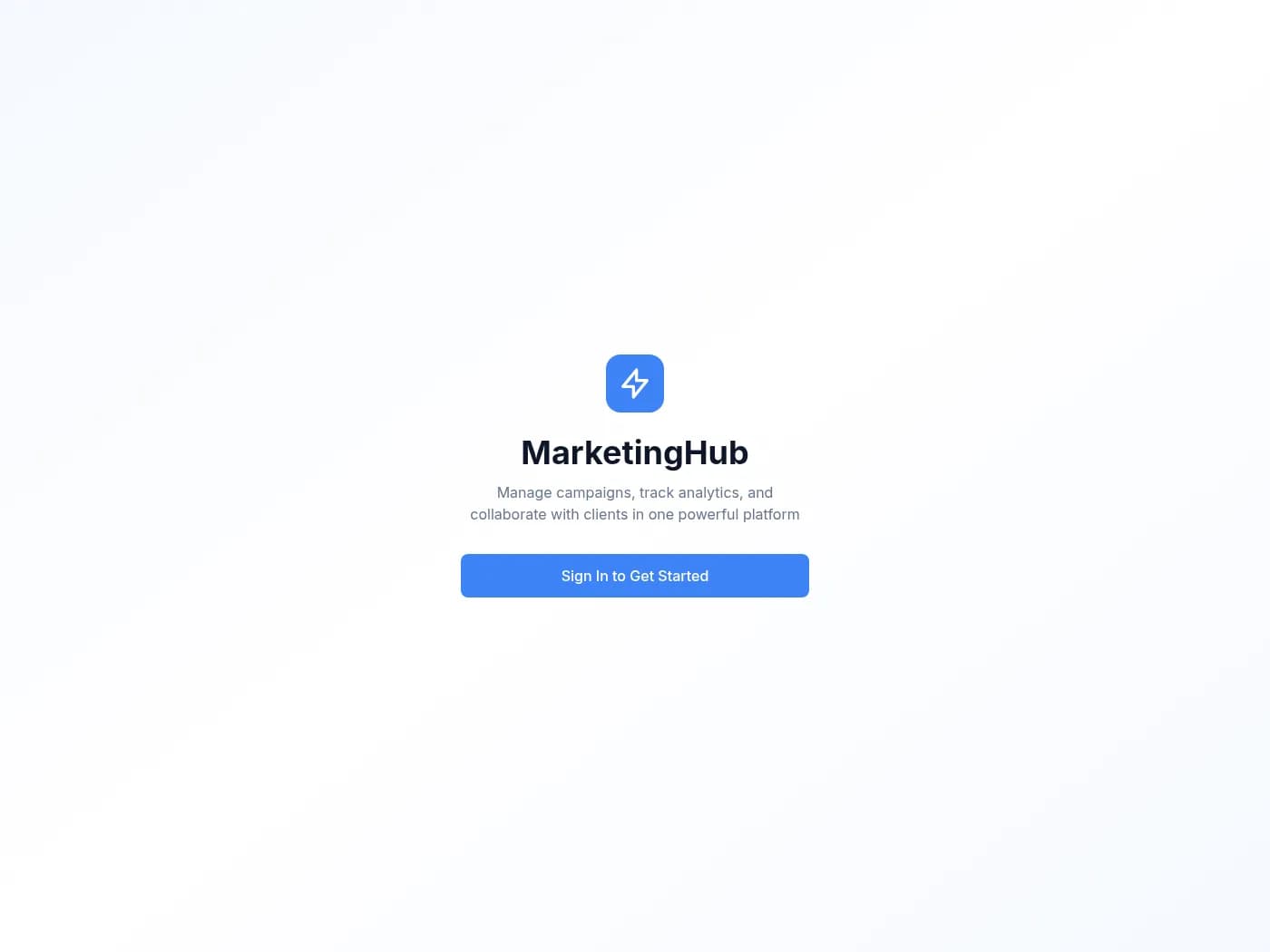 Marketing Agency Web App