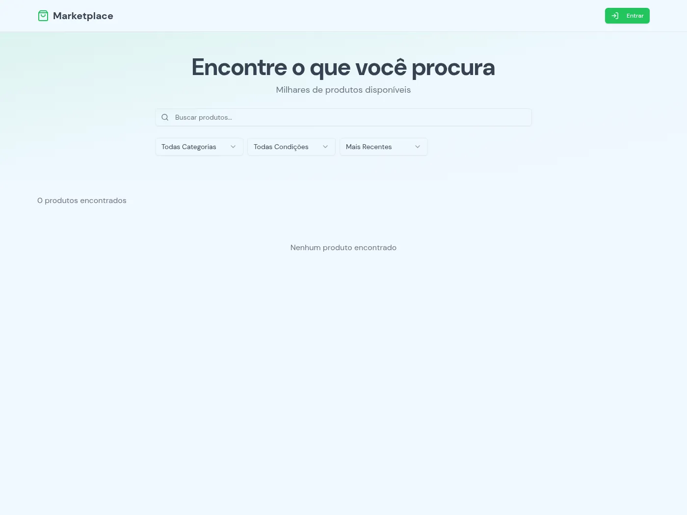 Marketplace de Compra e Venda Online