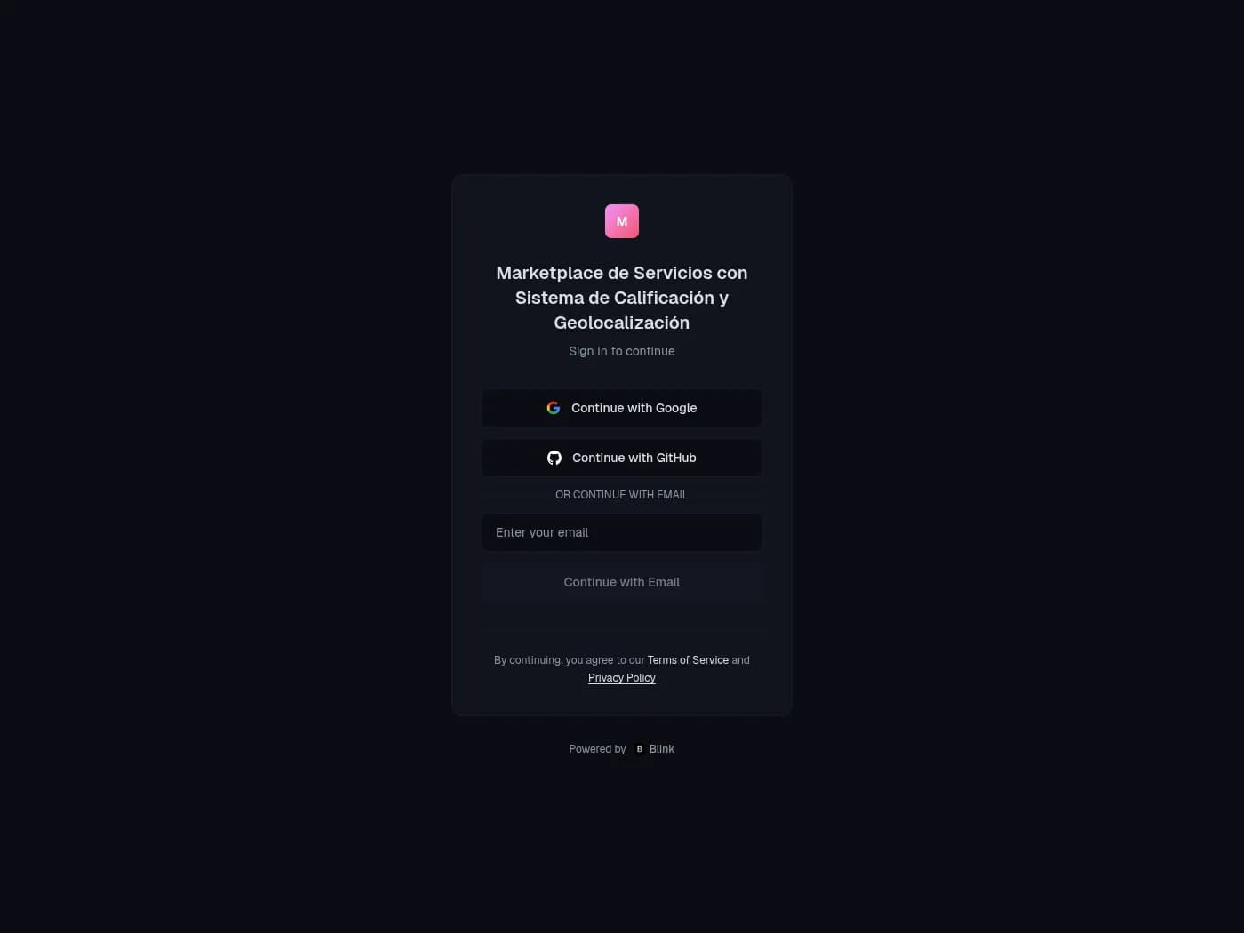 Marketplace de Servicios con Sistema de Calificación y Geolocalización