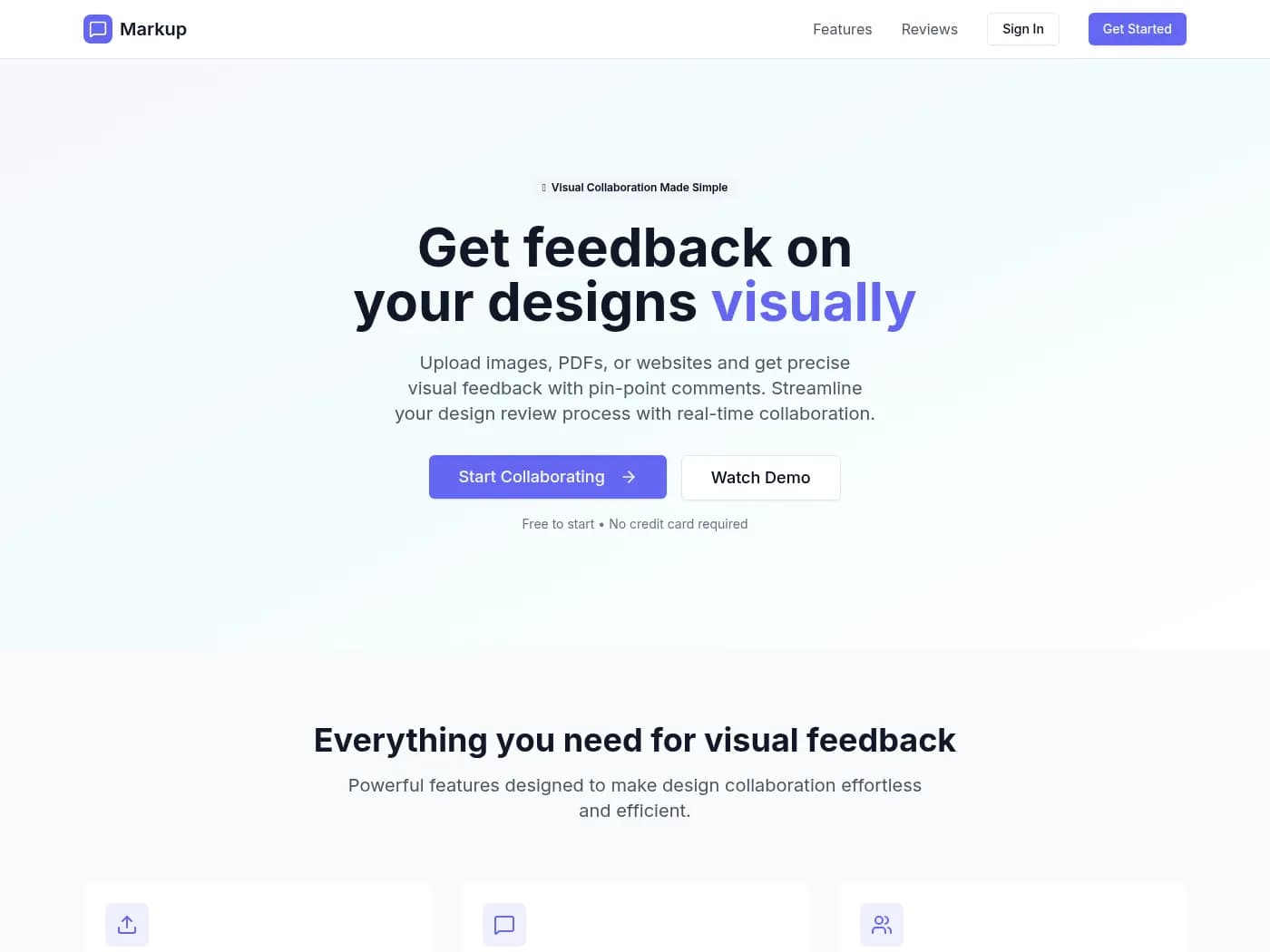 Markup.io Clone - Collaborative Visual Feedback Tool