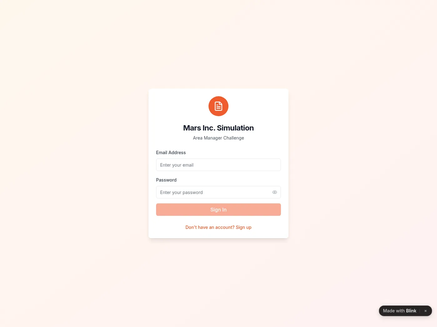 Mars Inc. Quiz Management System