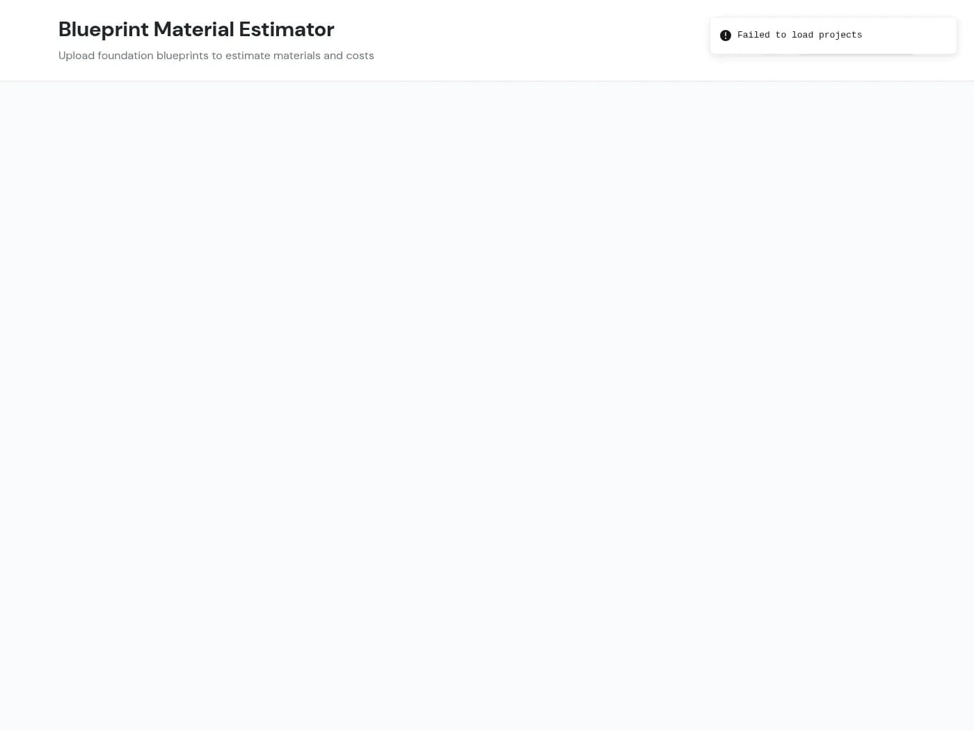 Blueprint Material Estimator
