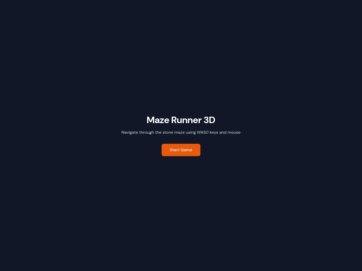 Maze Runner 3D: Immersive First-Person Maze Challenge