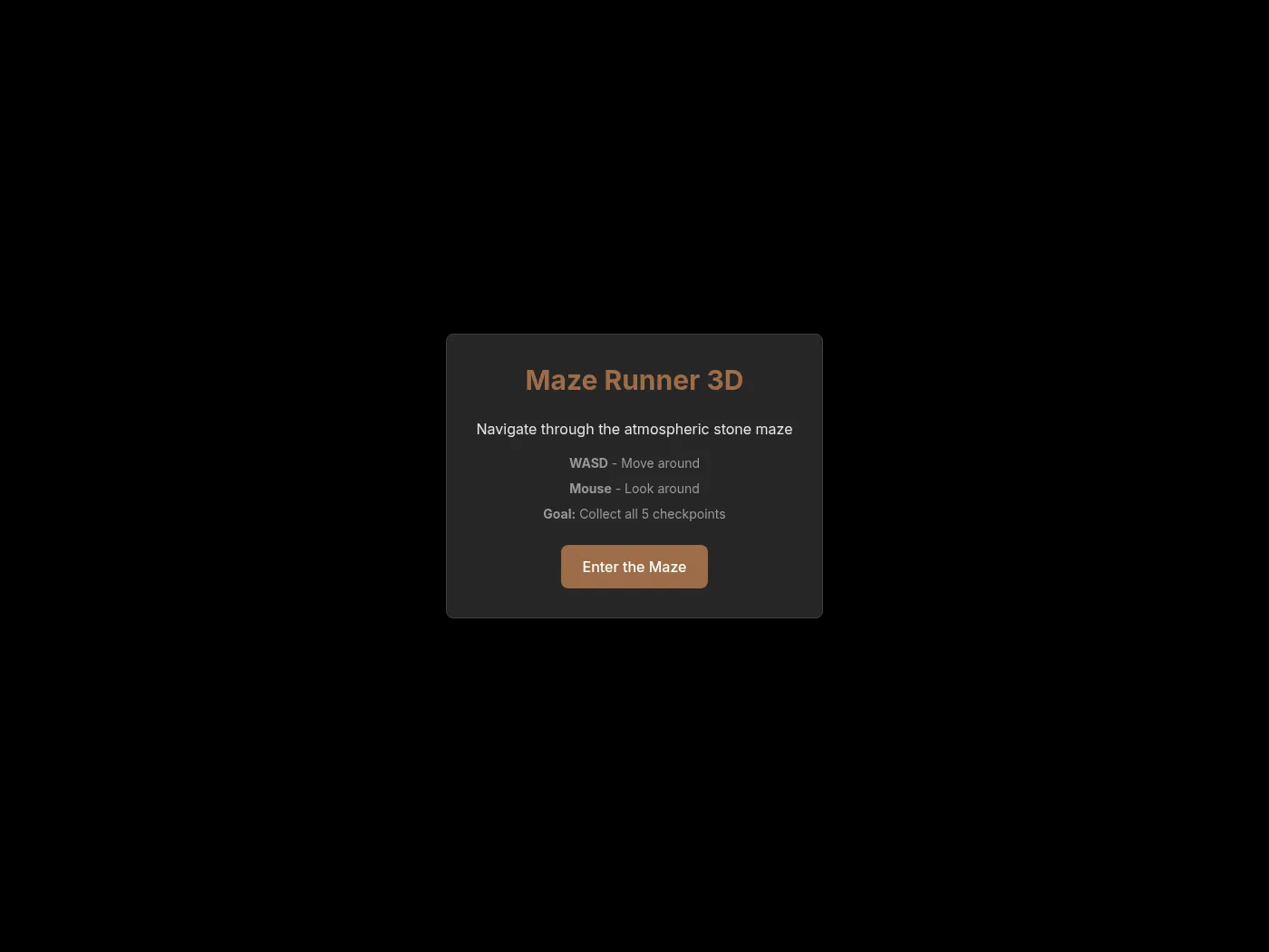 Maze Runner 3D: Immersive First-Person Maze Game