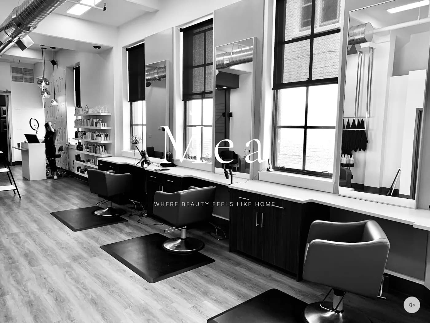 Mea Beauty Lounge Luxury Lookbook Landing Page