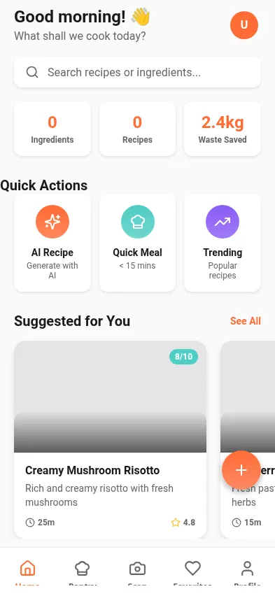 Meal Mate: AI-Powered Cross-Platform Recipe Generator App