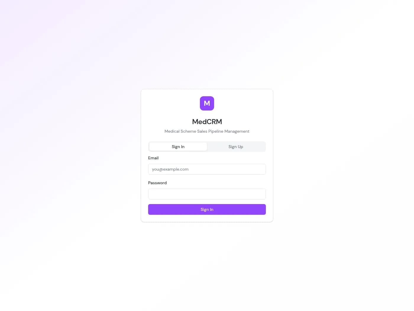 AABS CRM: Sector-Focused Sales Pipeline & Opportunity Tracker for Medical Schemes