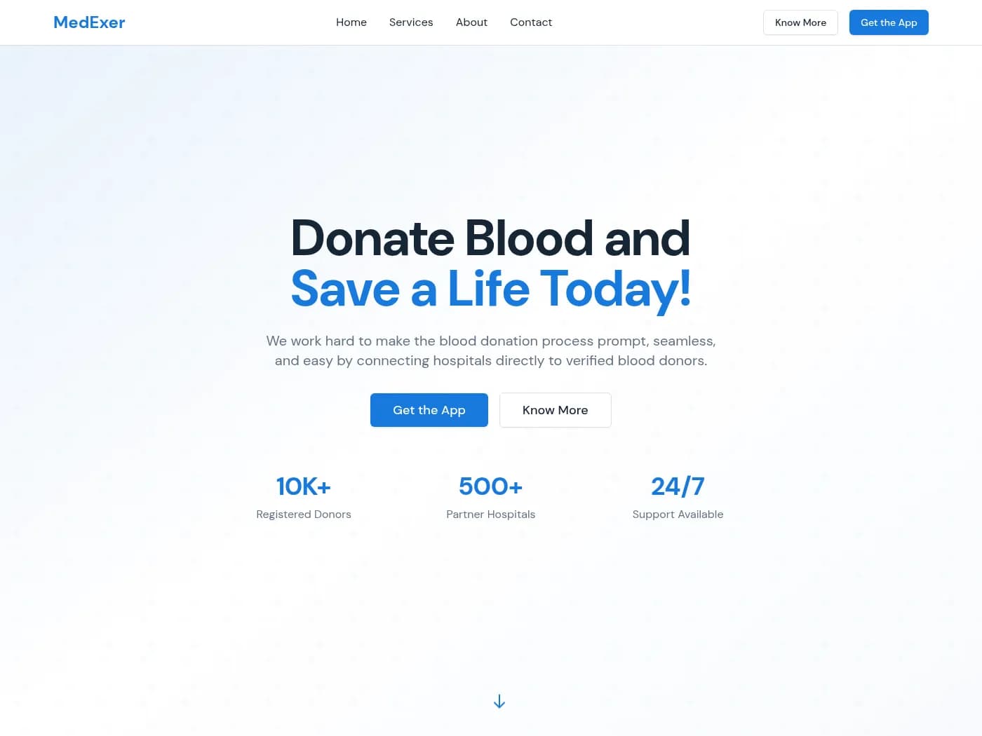 MedExer Web Experience