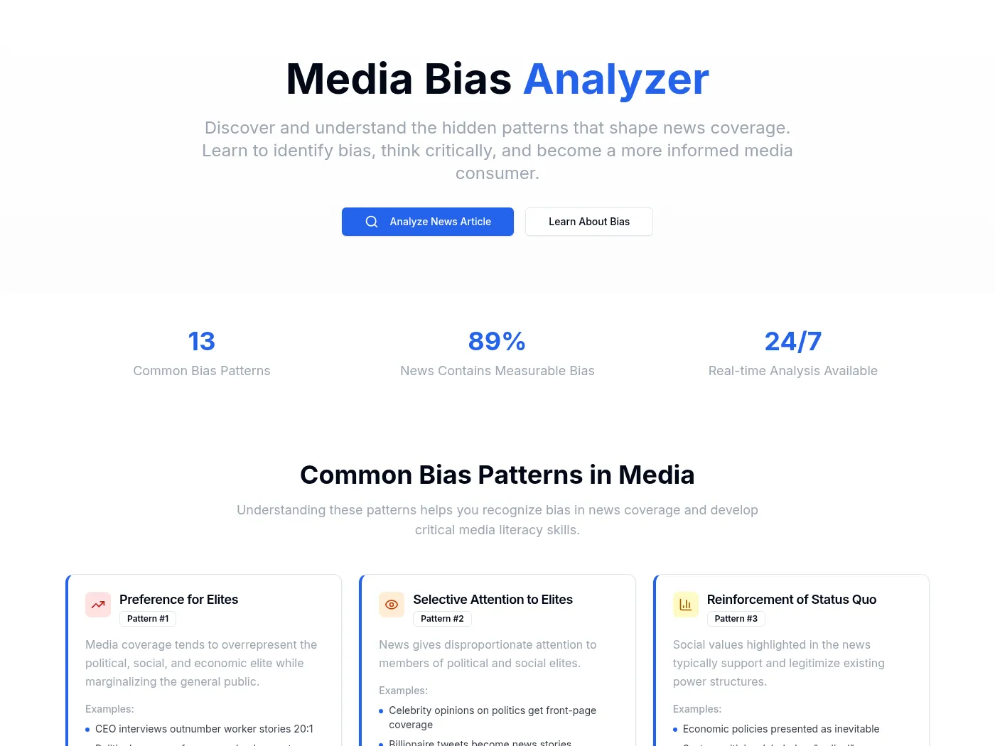 Media Bias Analyzer & Visualizer