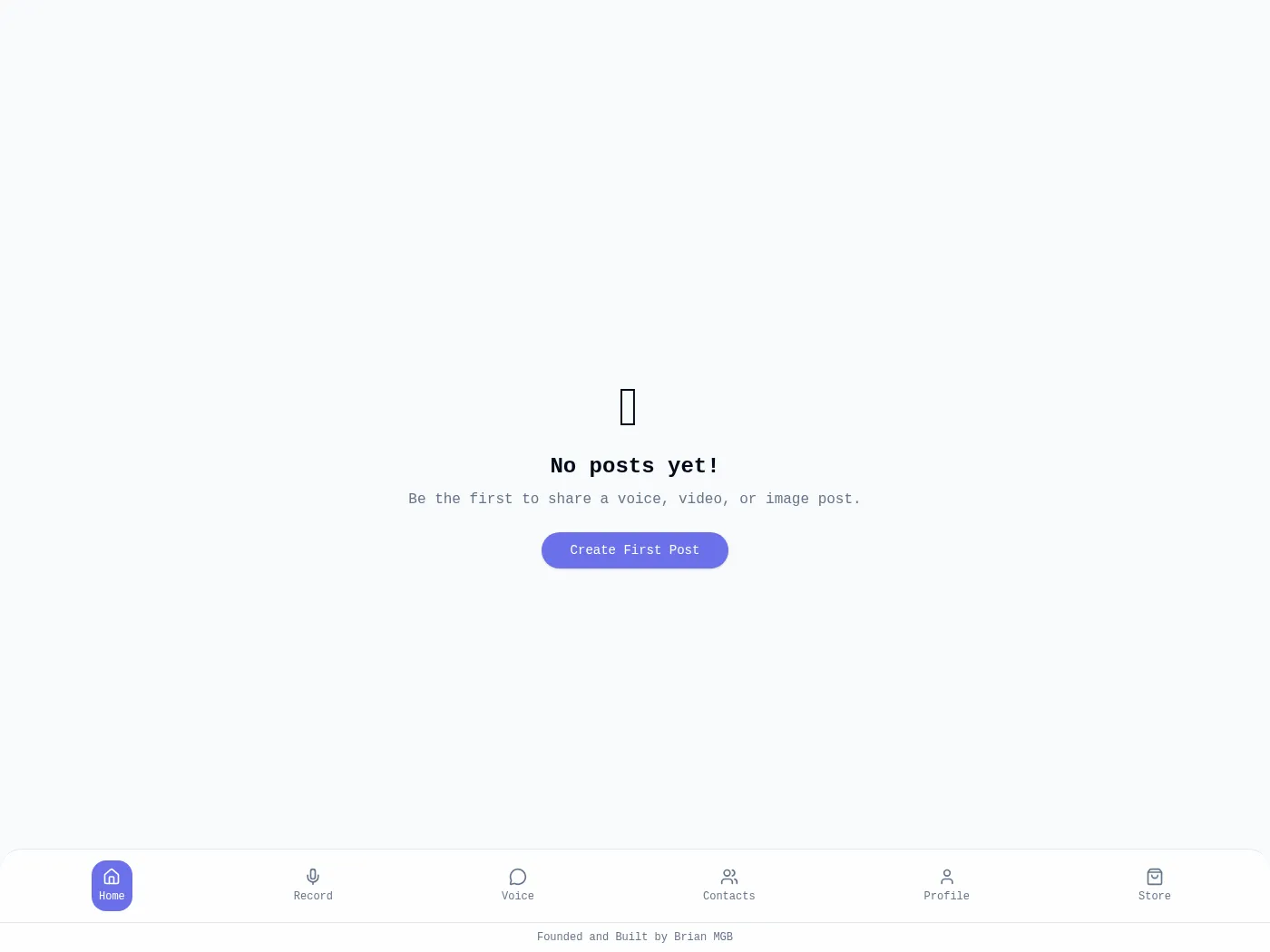 Media Messenger: Voice & Video Social Feed with AI Images, Points & Rewards