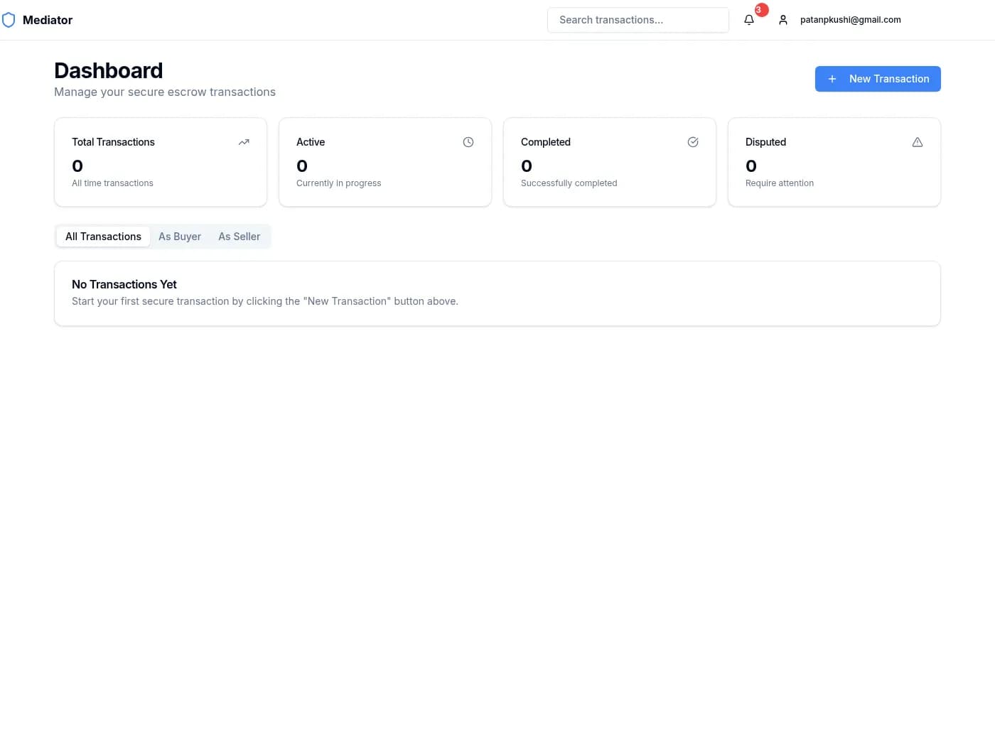 Mediator: Secure Escrow Platform for Safer Buyer-Seller Transactions