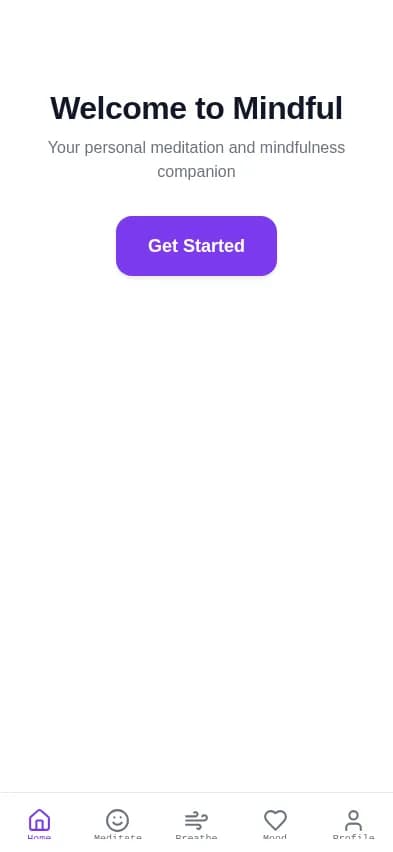 AI-Powered Meditation & Mindfulness Mobile App