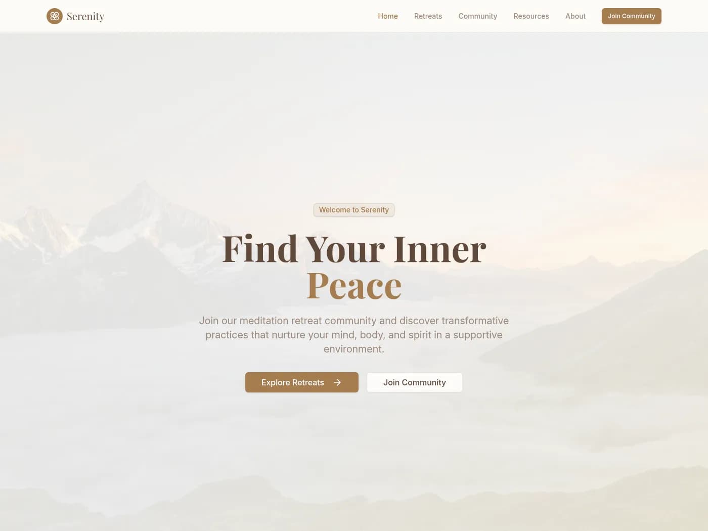 Meditation Retreat & Community Hub