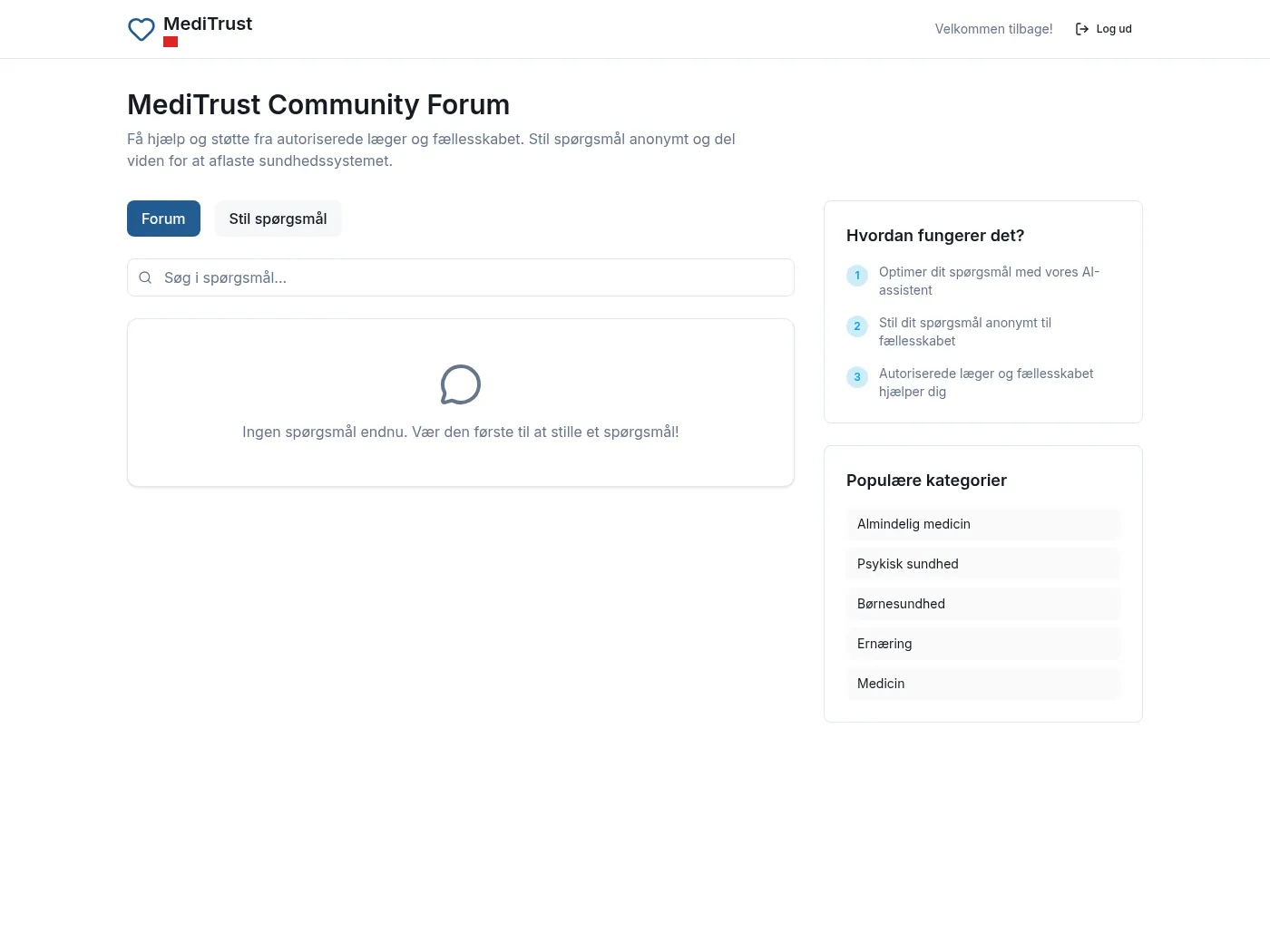 MediTrust Community Forum