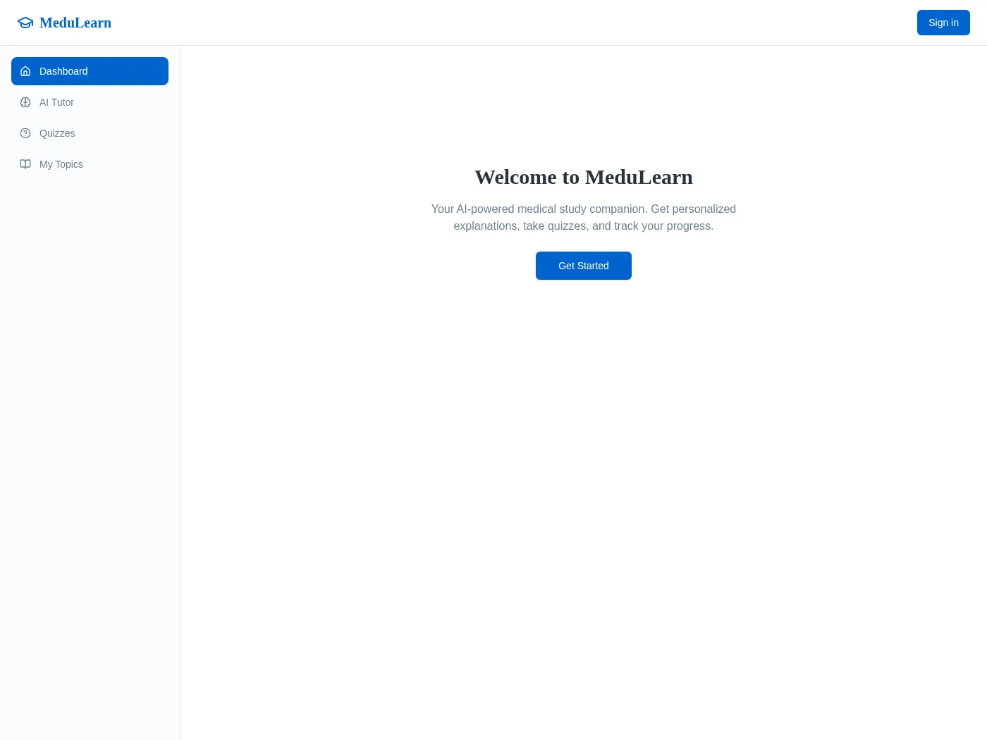 MeduLearn: Smart Medical Science Study App