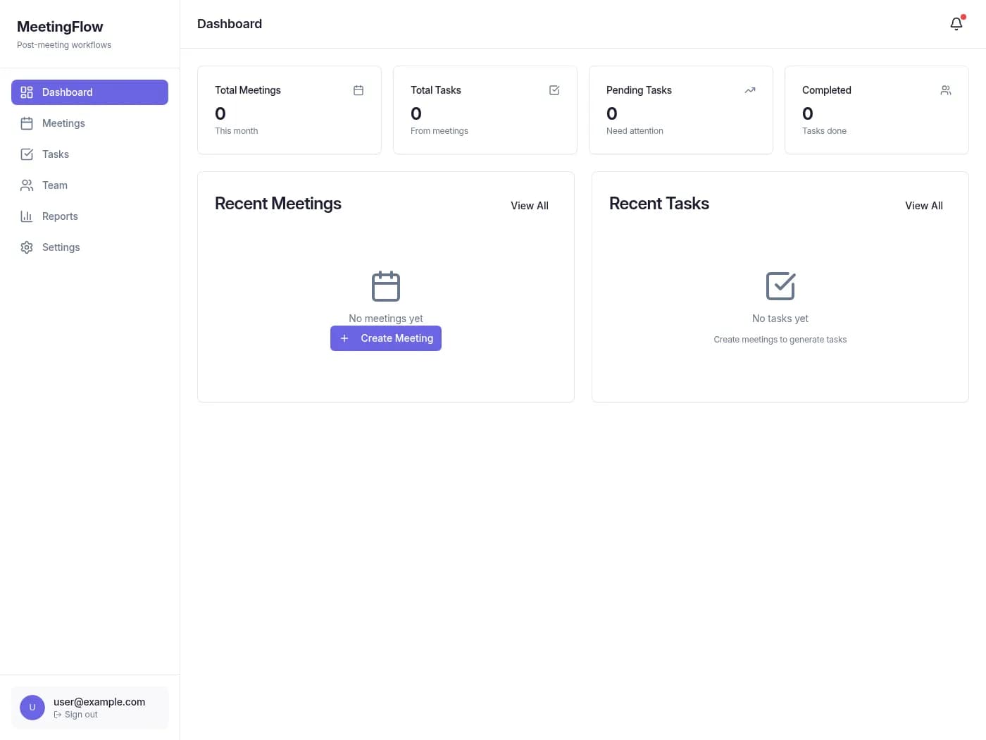 MeetingFlow: Post-Meeting Task Management Platform