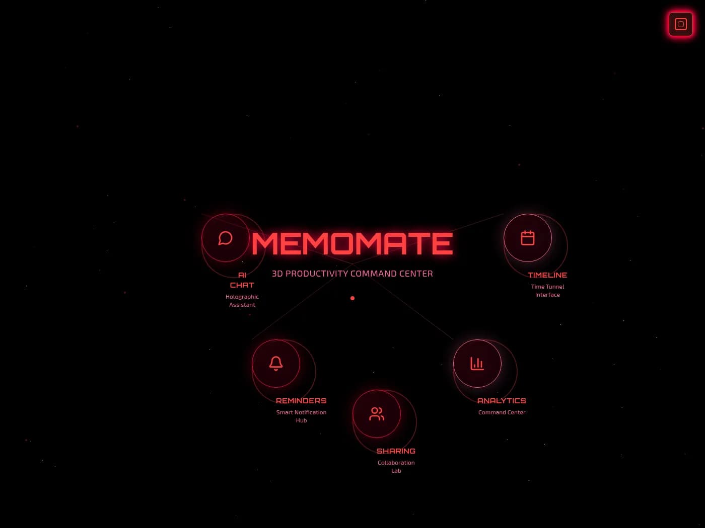 MemoMate - 3D Futuristic Productivity App