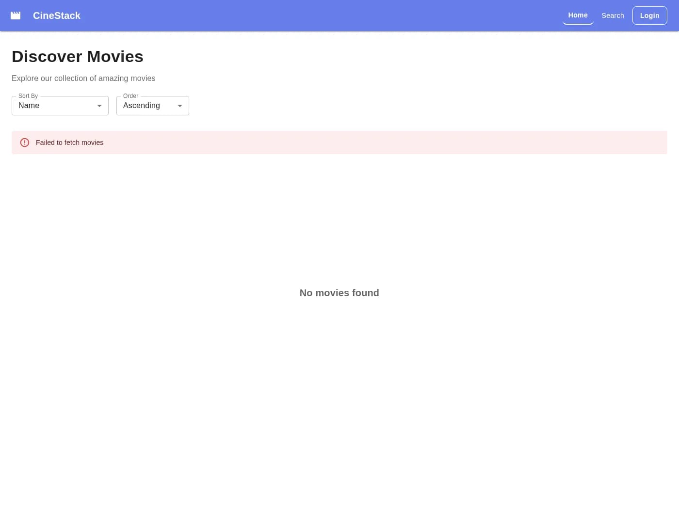 CineStack Movie Manager