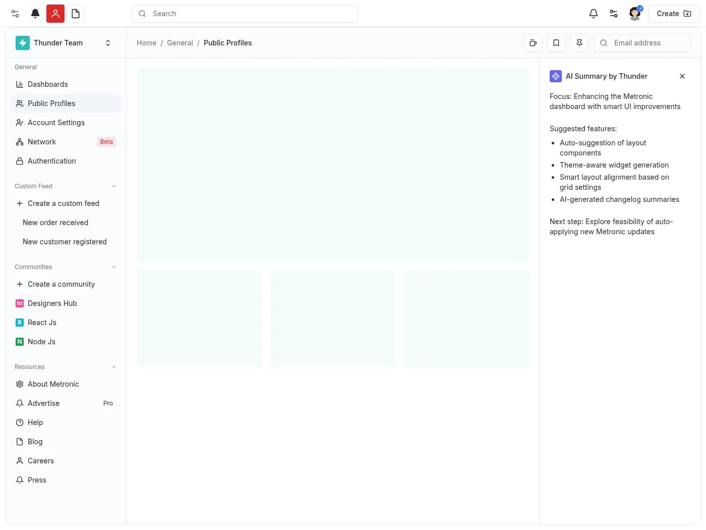 Metronic Layout 13 Web Clone