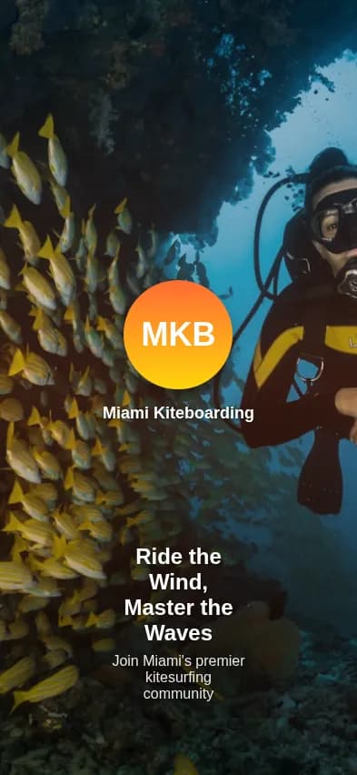 MiamiKiteboarding Mobile App