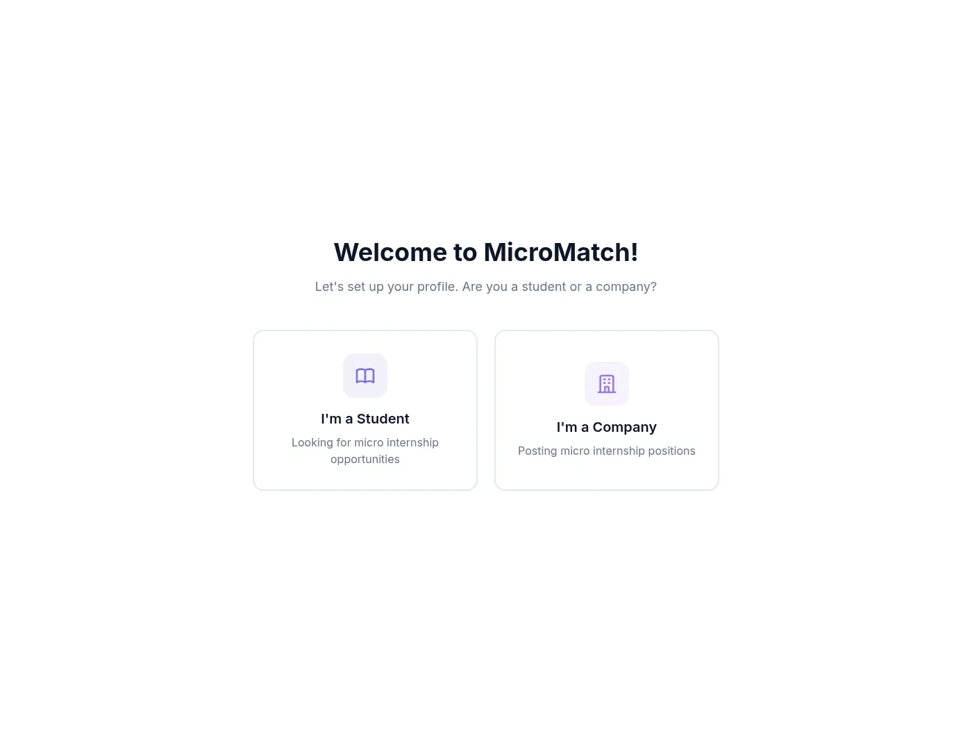 Micro Internship Matchmaker Platform