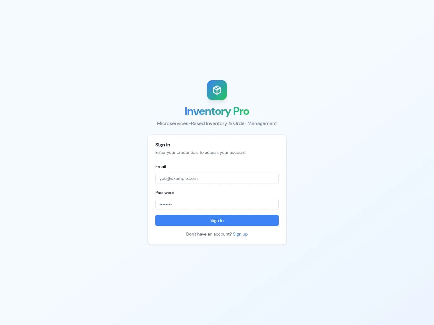 Microservices Inventory & Order Management Platform