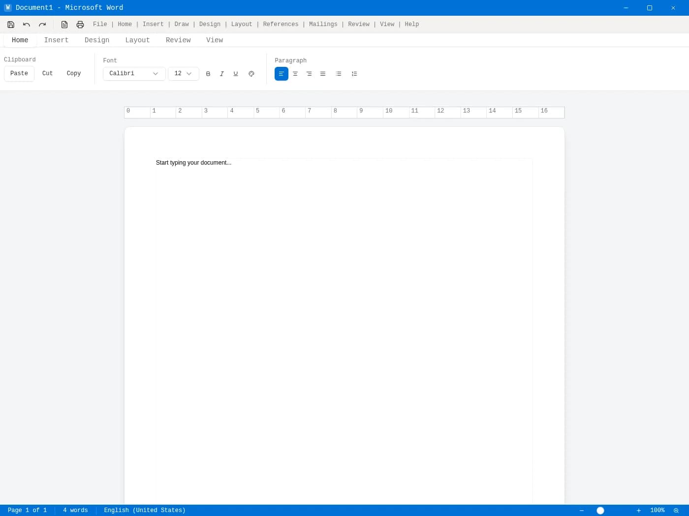 Word Processor Clone