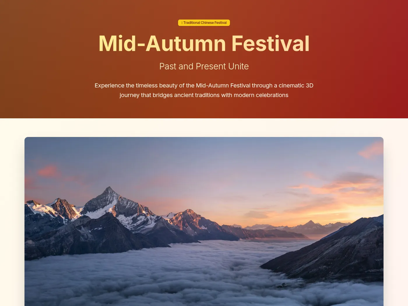 Mid-Autumn Festival: Past and Present 3D Cinematic Illustration