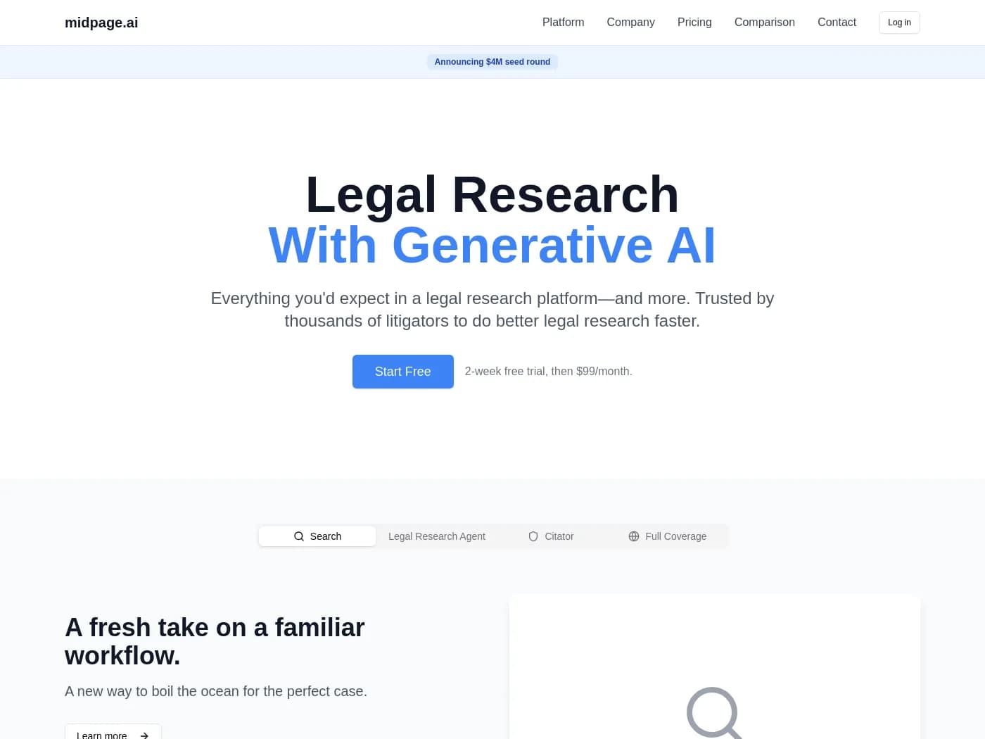 Midpage AI Clone - Landing Page Builder