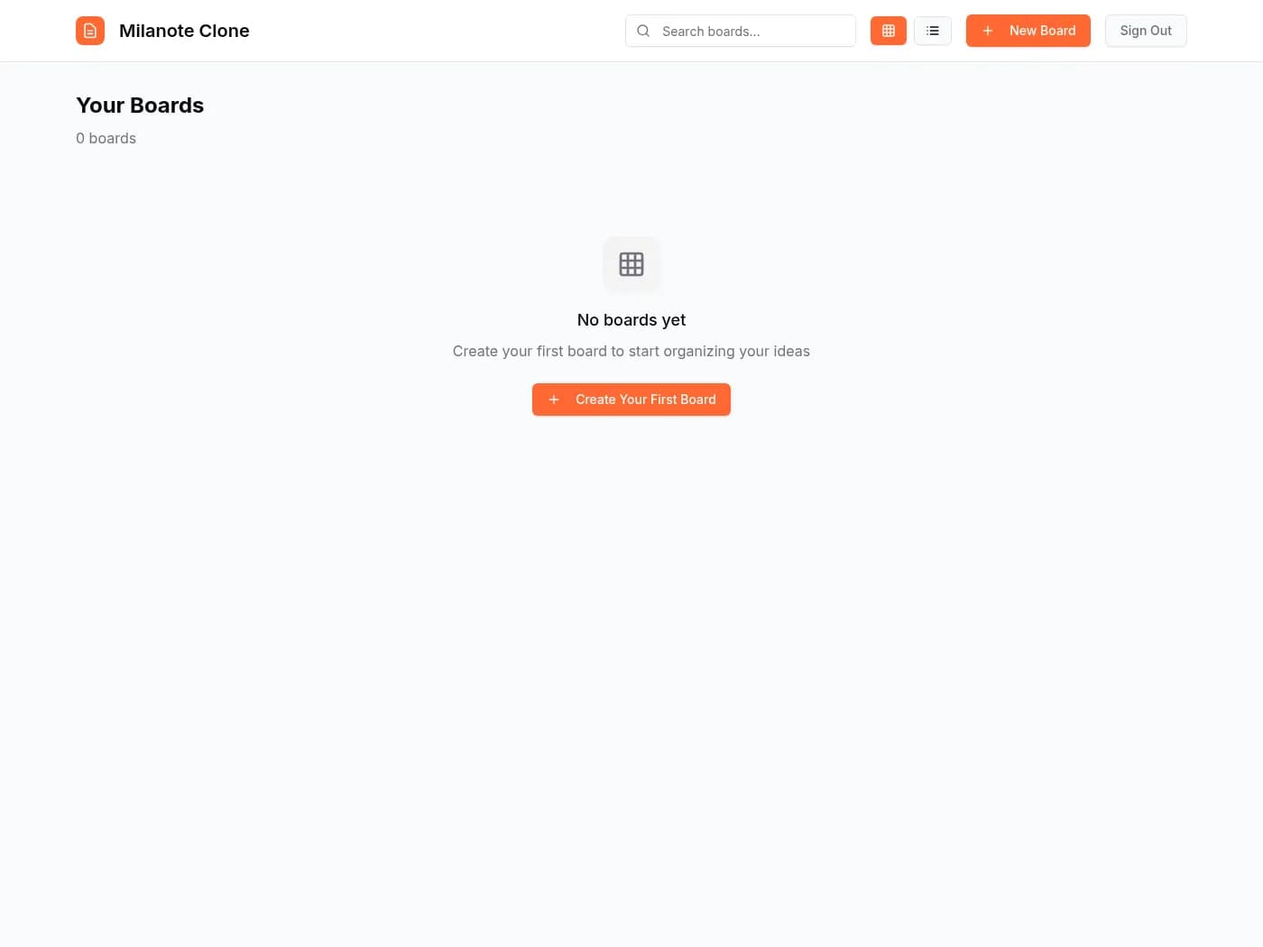 Milanote Clone - Visual Collaboration Workspace
