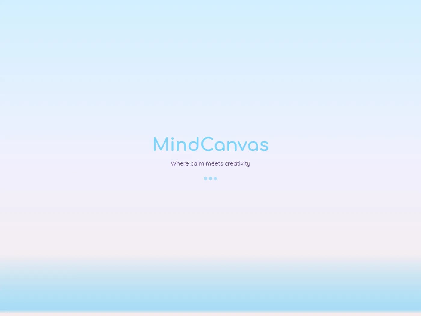 MindCanvas – A Calming, Interactive Platform for Mental Wellbeing and Creativity