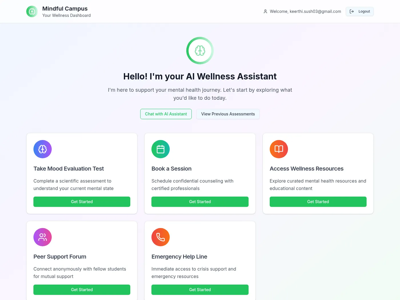 Mindful Campus: AI Wellness Platform for Students