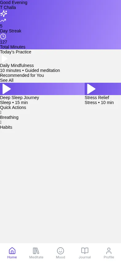 Mindful Harmony – AI-Powered Meditation and Wellness Tracker