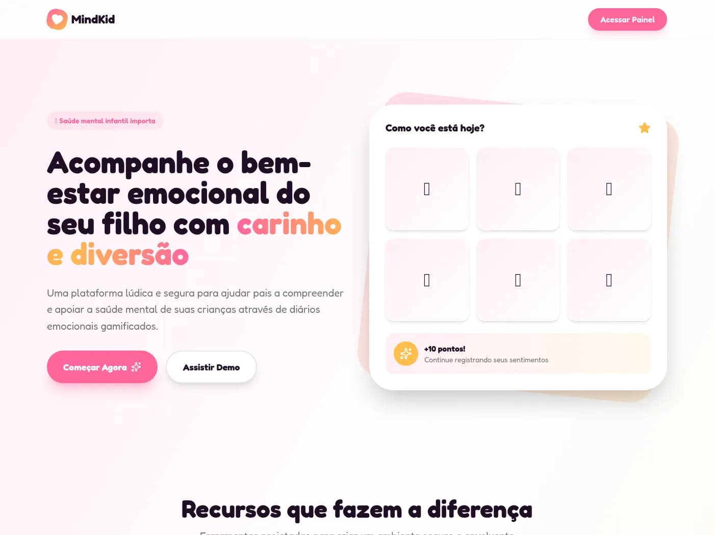 Mindkid – Plataforma de Acompanhamento da Saúde Mental Infantil