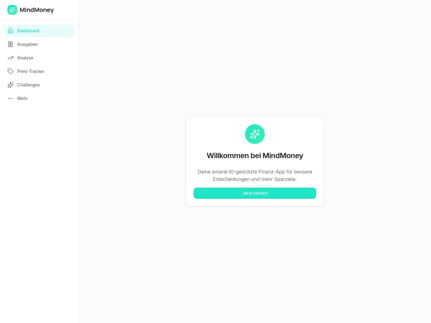 MindMoney Finance Core – Die smarte KI-gestützte Finanz-App für bessere Entscheidungen und mehr Sparziele
