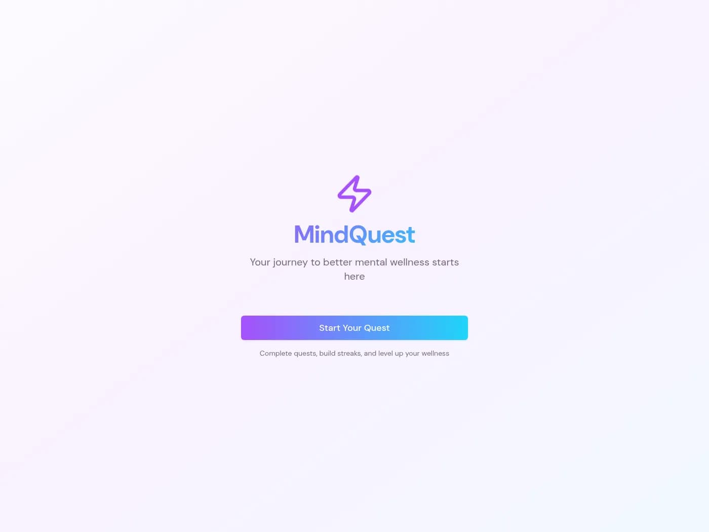 MindQuest: Gamified Wellness App for Mental Health