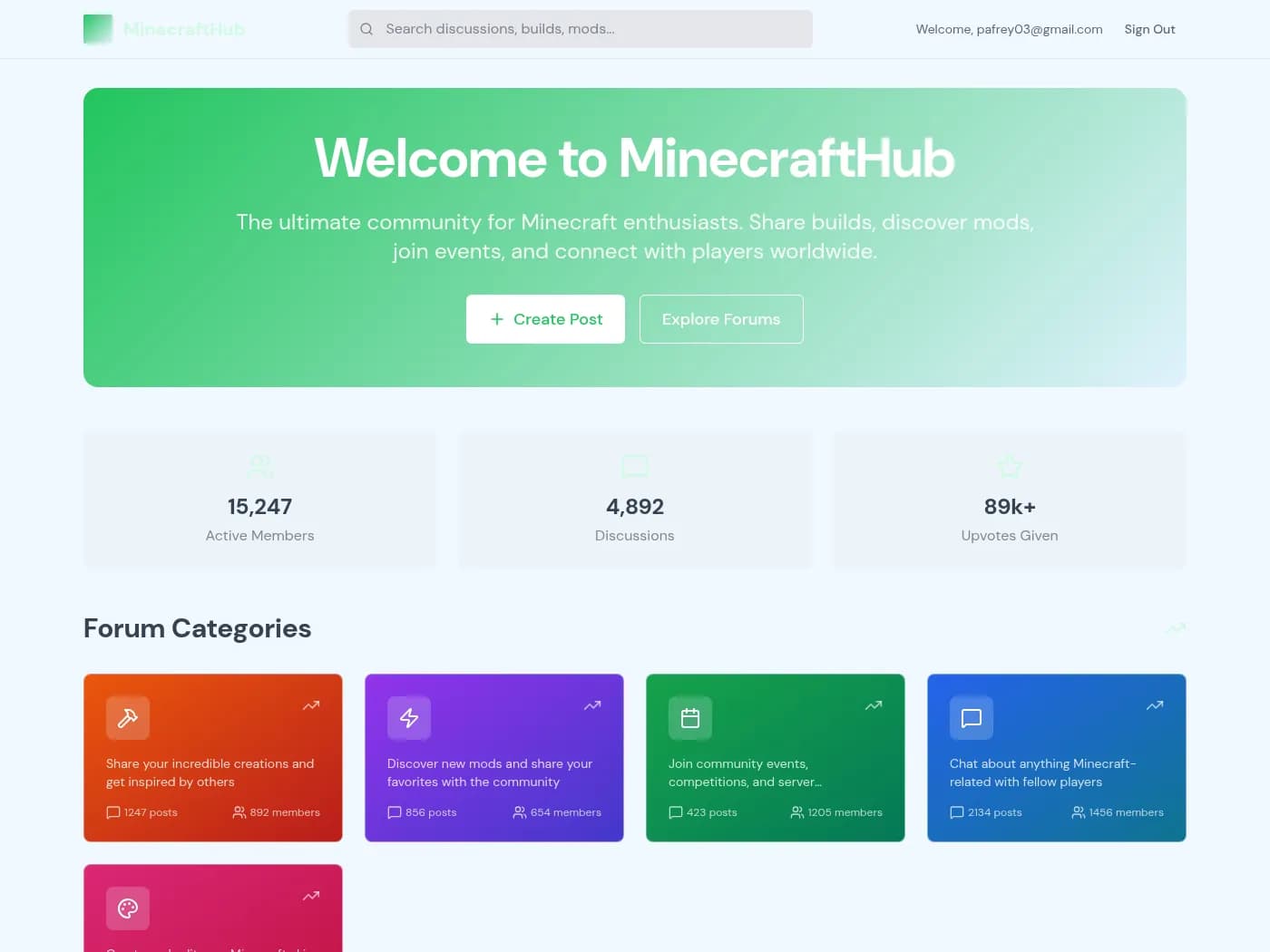 Minecraft Forum Hub