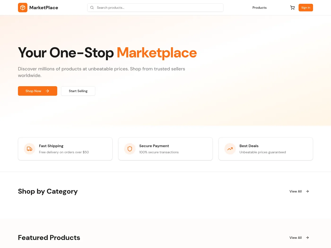 Mini Amazon Marketplace