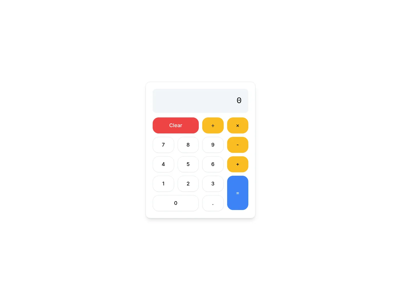 Minimalist Calculator