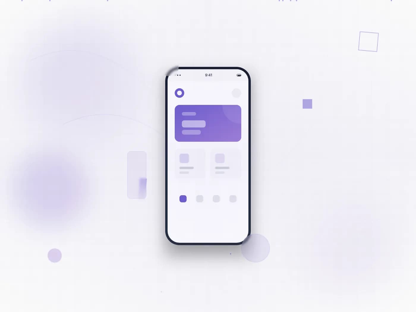 Minimalist Hero Section Visual for Digital Product Landing Page
