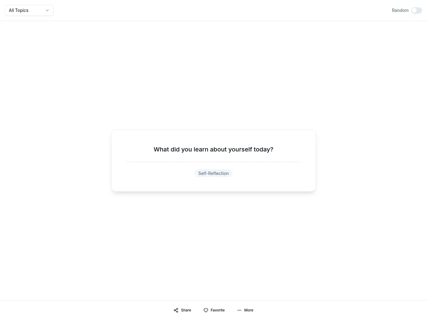 Minimalist Journaling Prompt Webapp with Google Sheet Integration