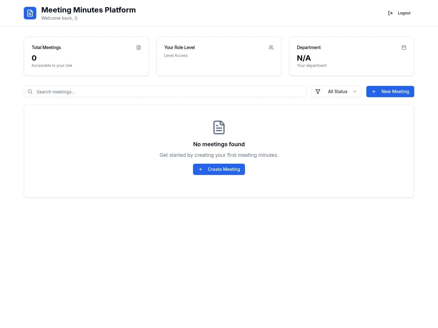 Hierarchical Minutes of Meeting Platform for Educational Institutions