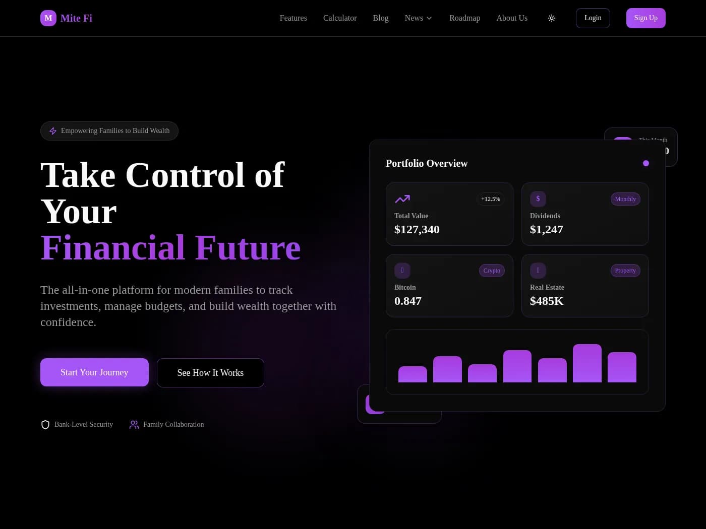 Mite Fi - Family Financial Platform