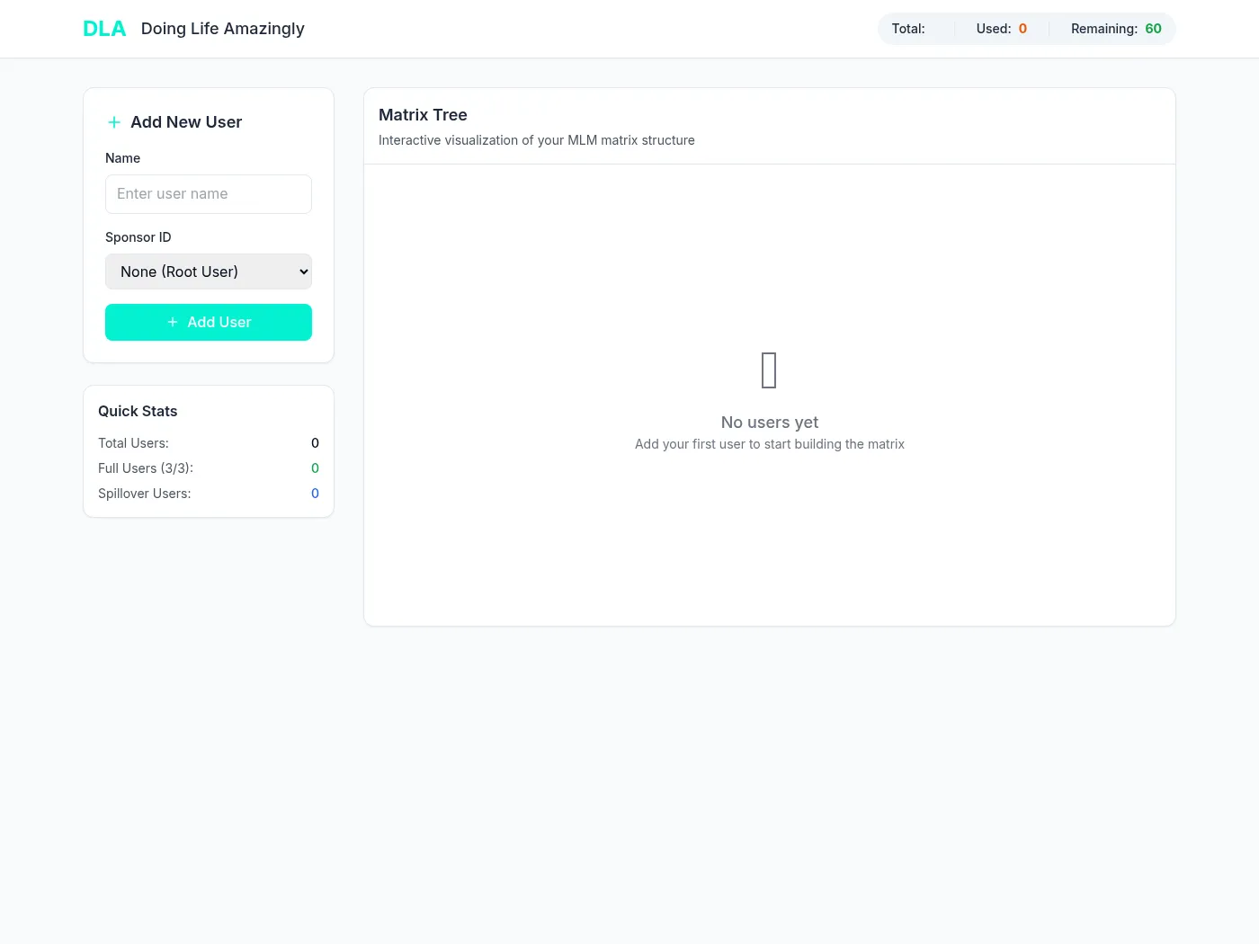 Management Web App
