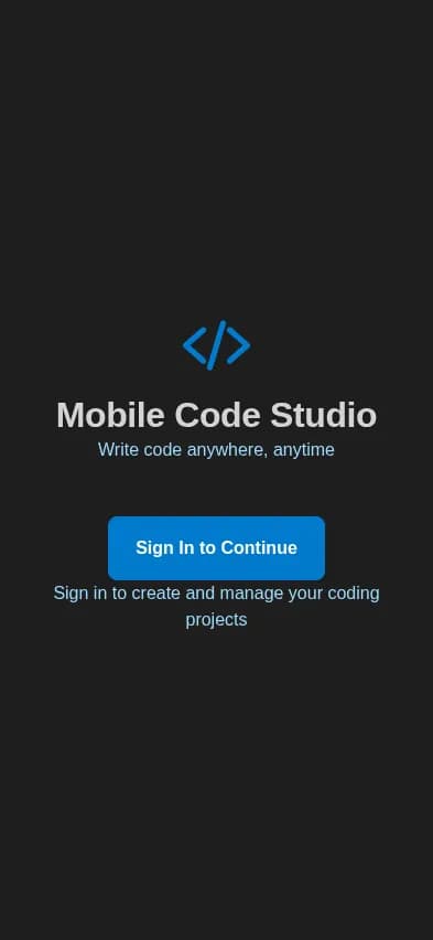 Mobile Code Studio