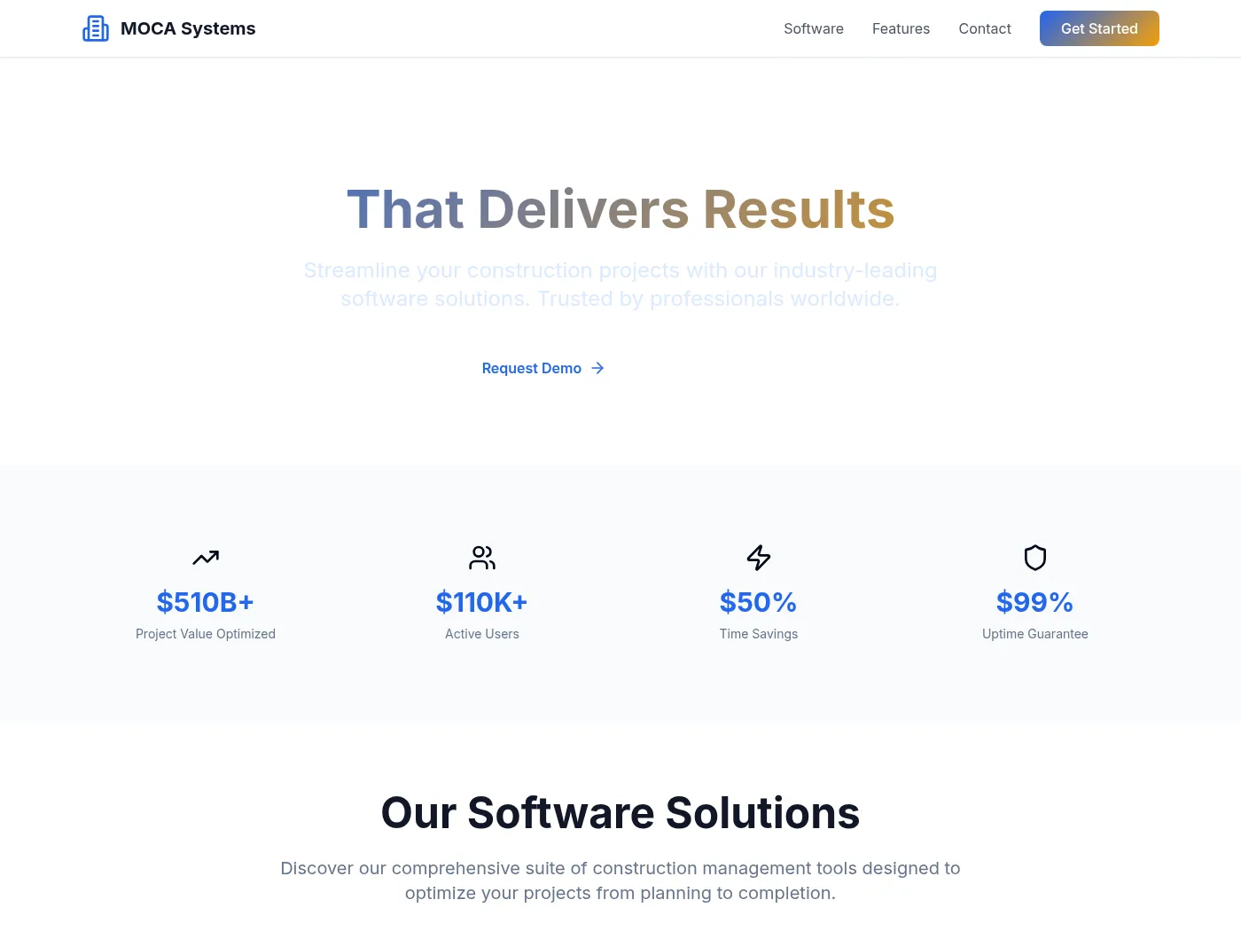 MOCA Systems Software Suite Explorer