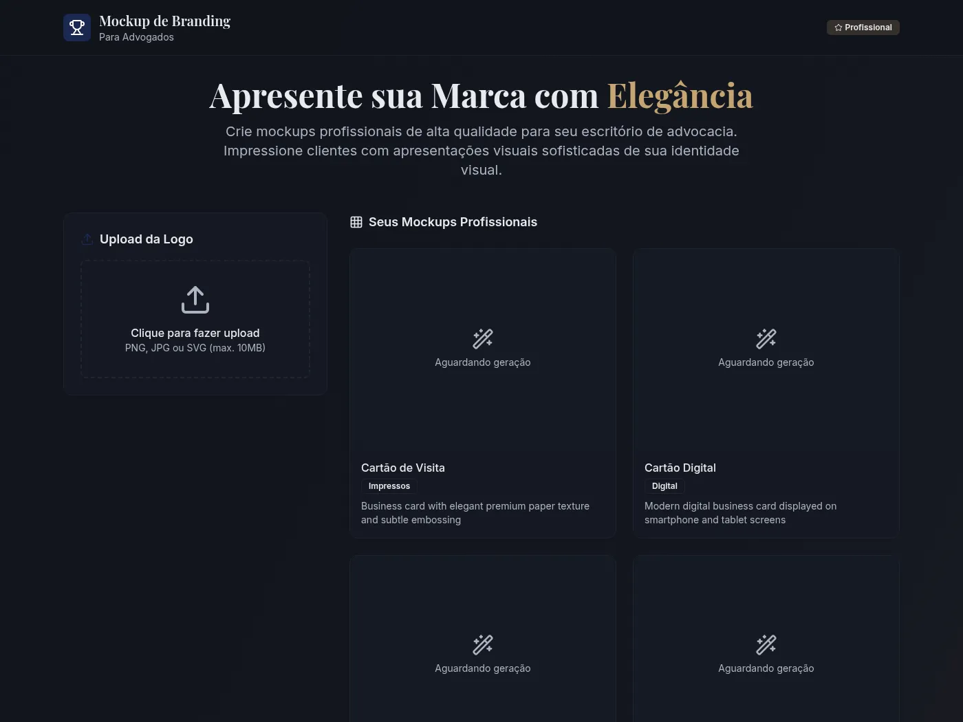 Mockup de Branding para Advogado